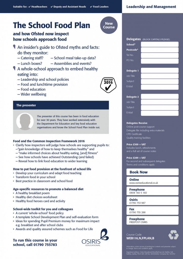 The School Food Plan - Osiris Educational