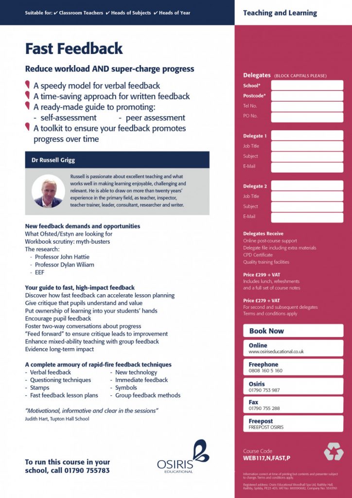 Fast Feedback - Osiris Educational