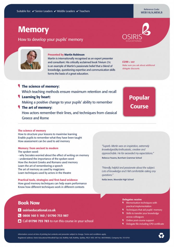 Memory - Osiris Educational