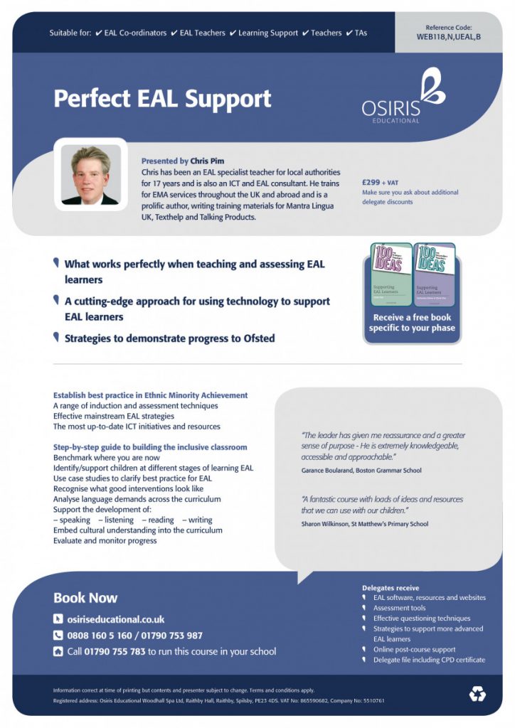 Perfect EAL Support - Osiris Educational