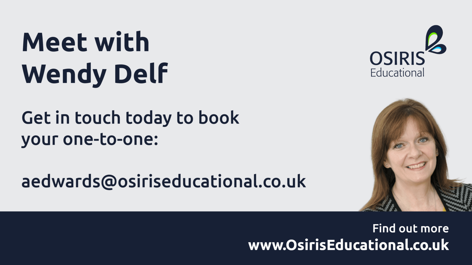 Meet with Wendy Delf - Osiris Educational